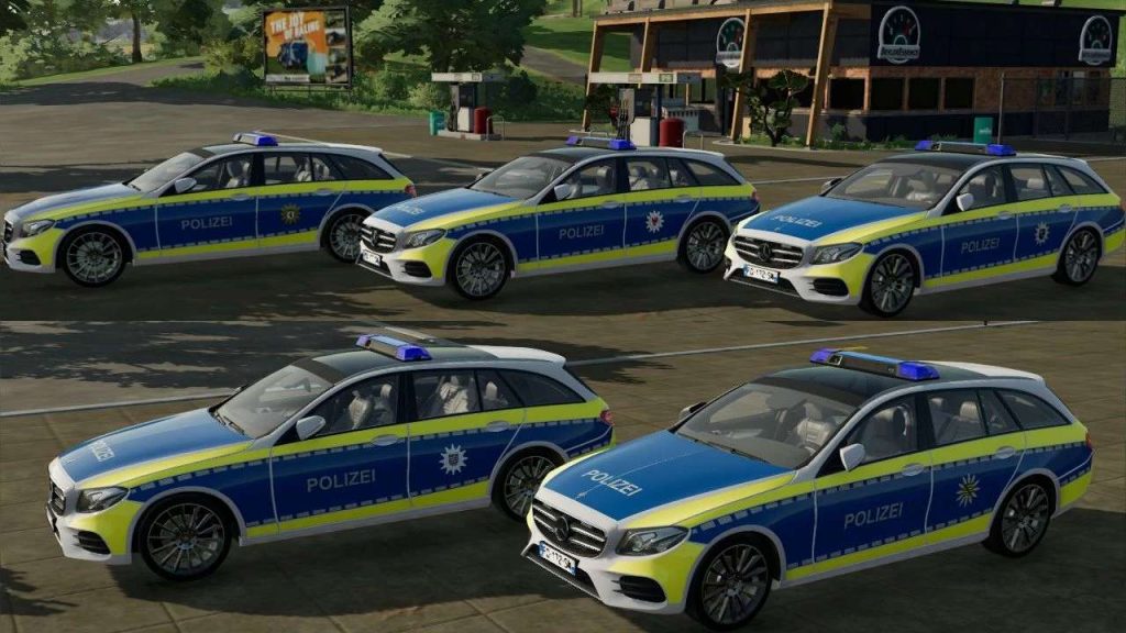 Mercedes-Benz E-Klasse 2016 Polizei-Skin-Paket v1.0.0.0 Mod ...