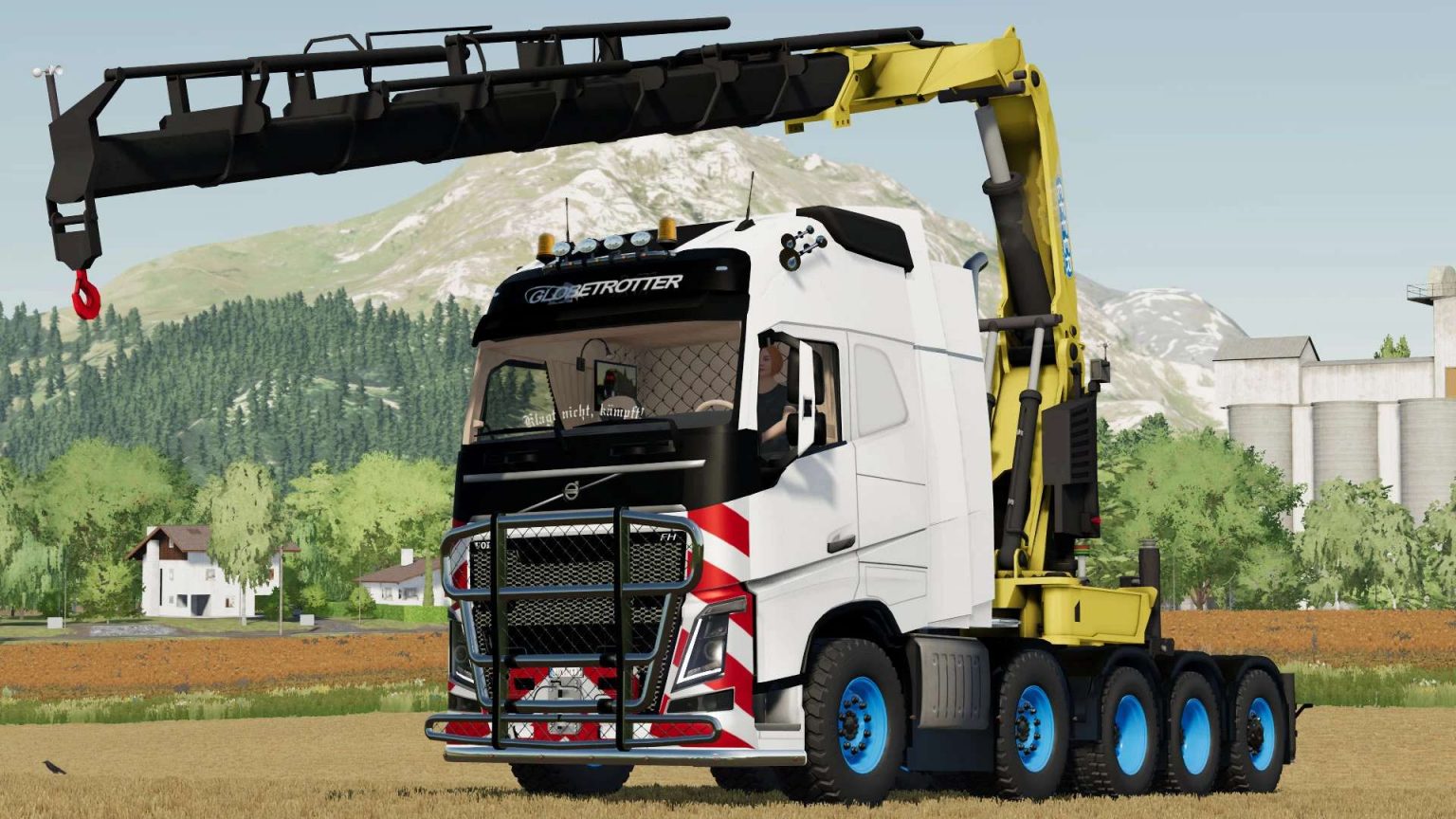 Volvo FH16 LKW mit Effer-Kran v1.0.0.0 Mod | Landwirtschafts Simulator ...
