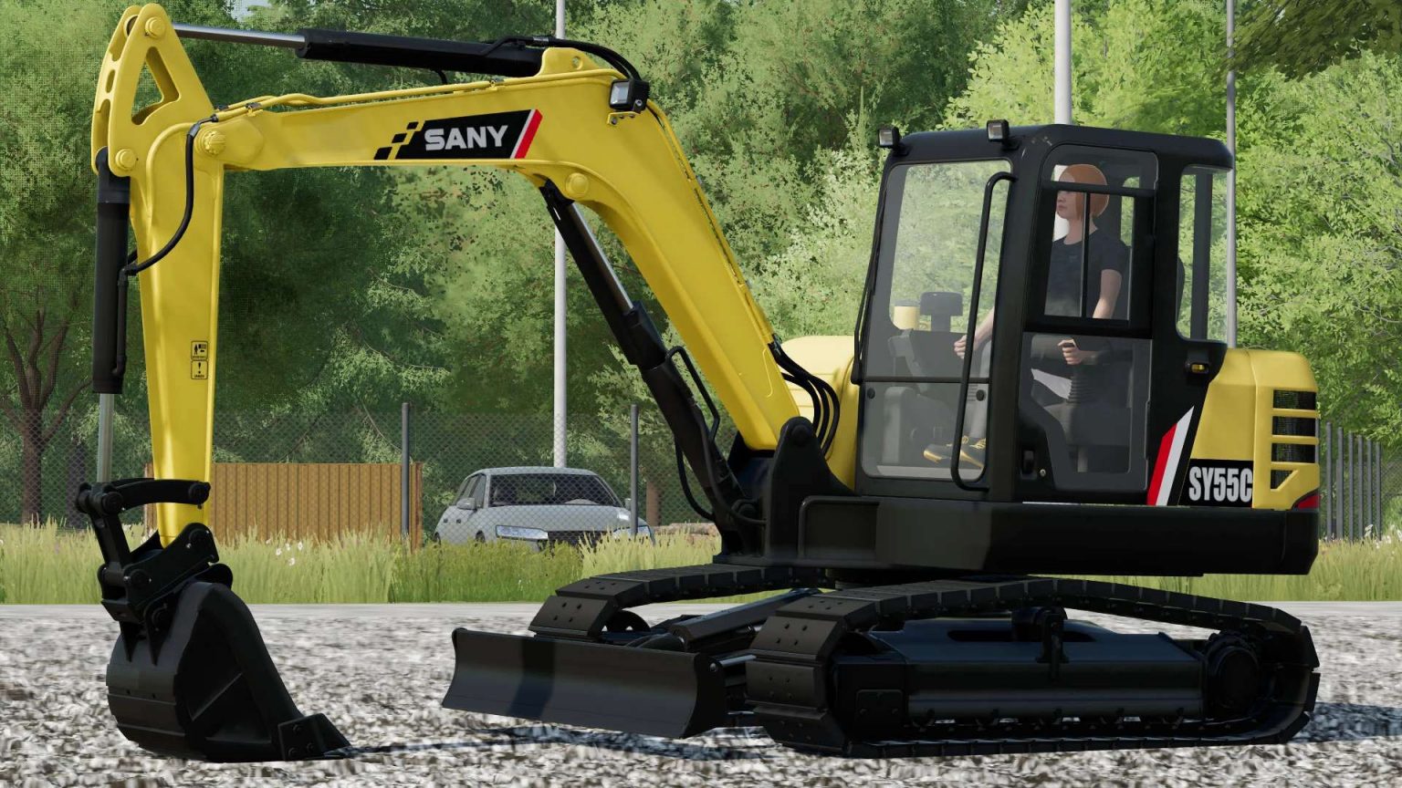 LS22 Sany 55C Minibagger v1.0.0.0 Mod | Landwirtschafts Simulator 25 ...