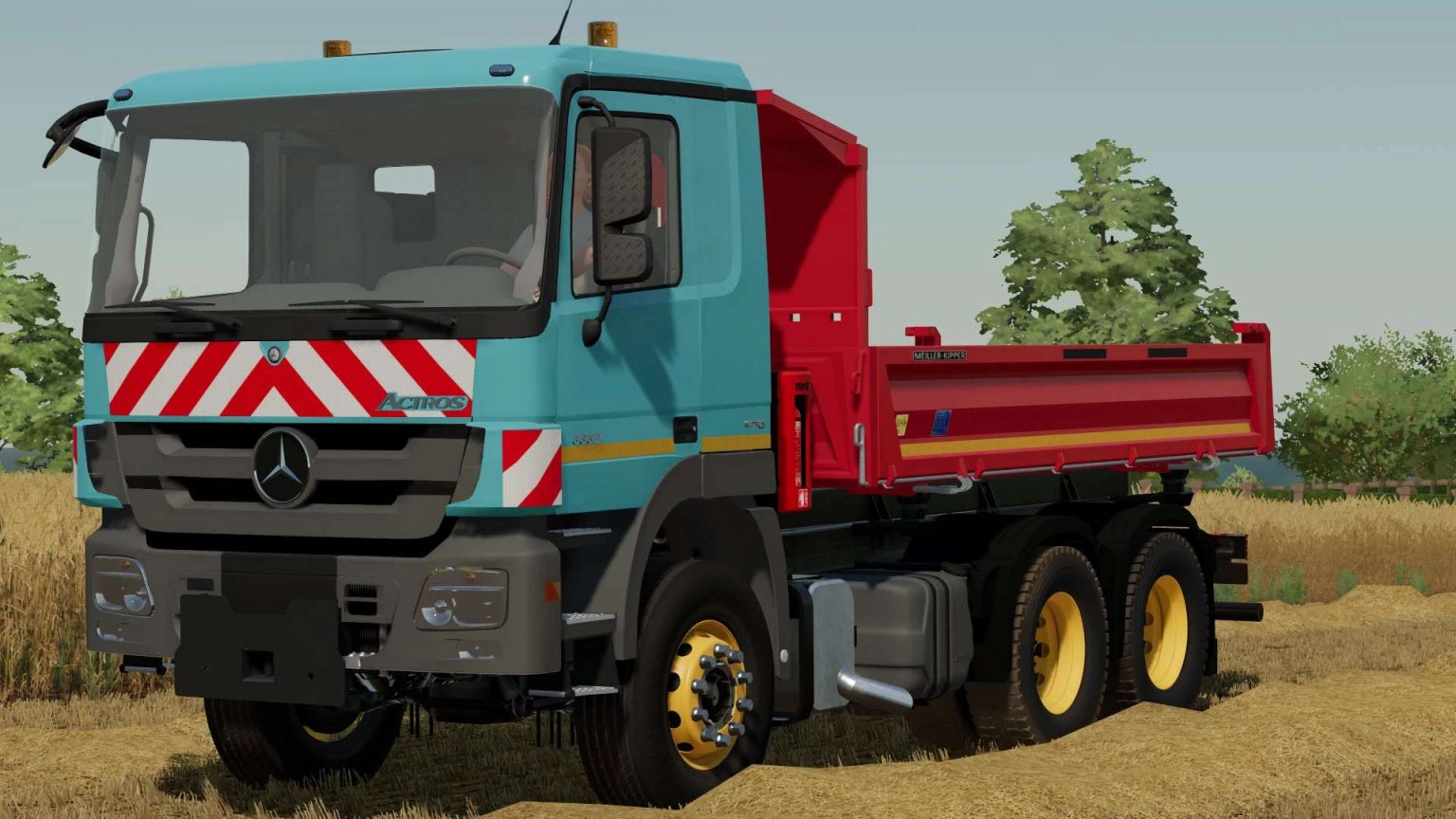 Mercedes Benz Actros 2646/3332 6x4 Kipper LKW v1.0.0.0 Mod | Landwirtschafts Simulator 25 Mods ...