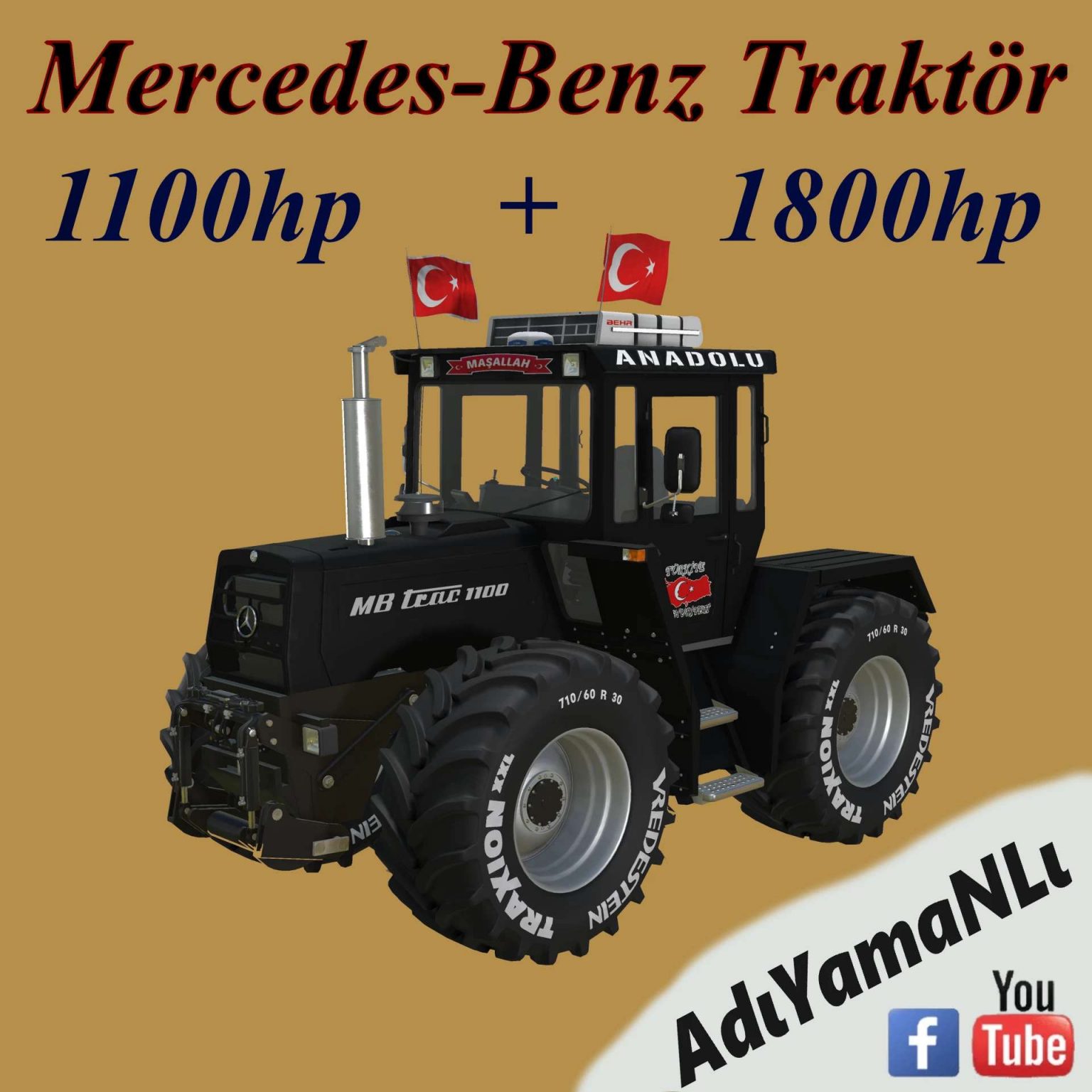 Mercedes-Benz Traktor 1100-1800 Intercoller v1.0.0.0 Mod ...