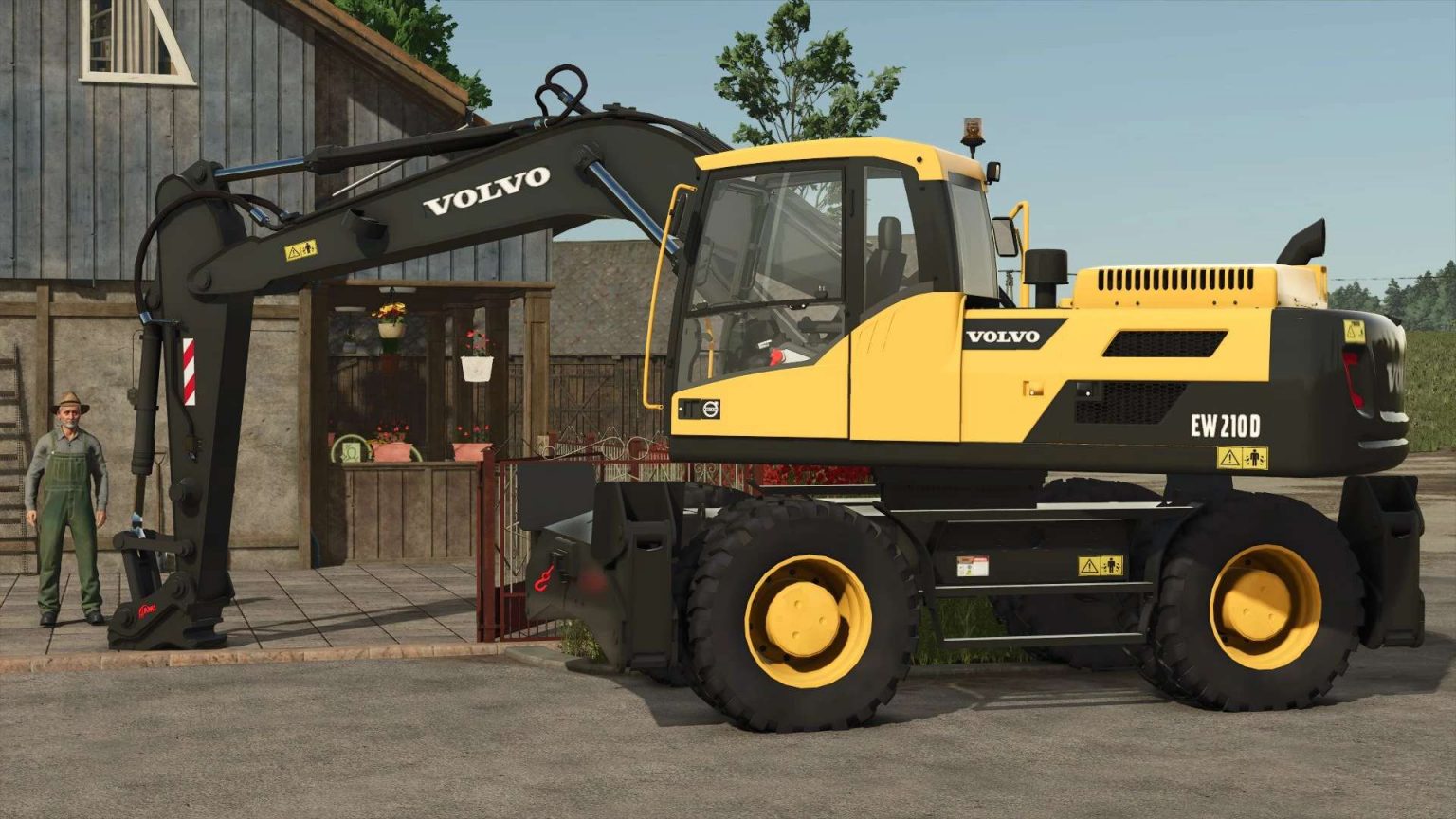 Volvo EW 210D v1.0.0.0 Mod | Landwirtschafts Simulator 25 Mods / LS25 Mods