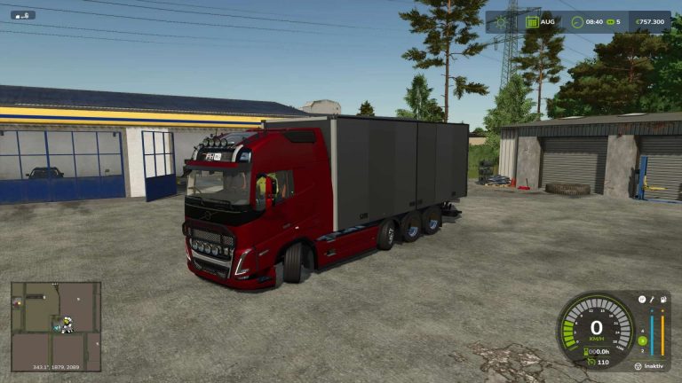 Volvo FH16 für Wechselaufbau v1.0.0.0 Mod | Landwirtschafts Simulator 25 Mods / LS25 Mods