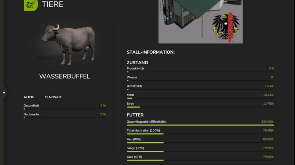 Milchviehstall V1.0.1.0 Mod | Landwirtschafts Simulator 25 Mods / LS25 Mods