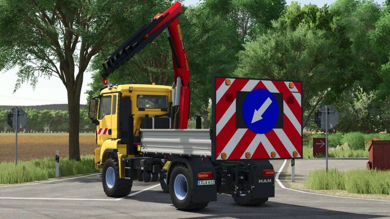 MAN TGS 18.500 TP Pritschenwagen & Kran v1.0.0.0 Mod | Landwirtschafts ...
