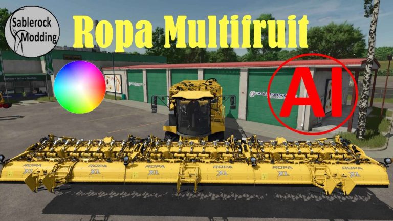 Ropa Multifruit Custom v1.0.2.2 Mod | Landwirtschafts Simulator 25 Mods / LS25 Mods