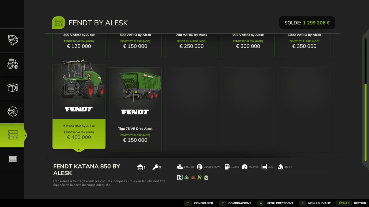 Fendt Vario Pack V1.3.0.0 Mod | Landwirtschafts Simulator 25 Mods ...